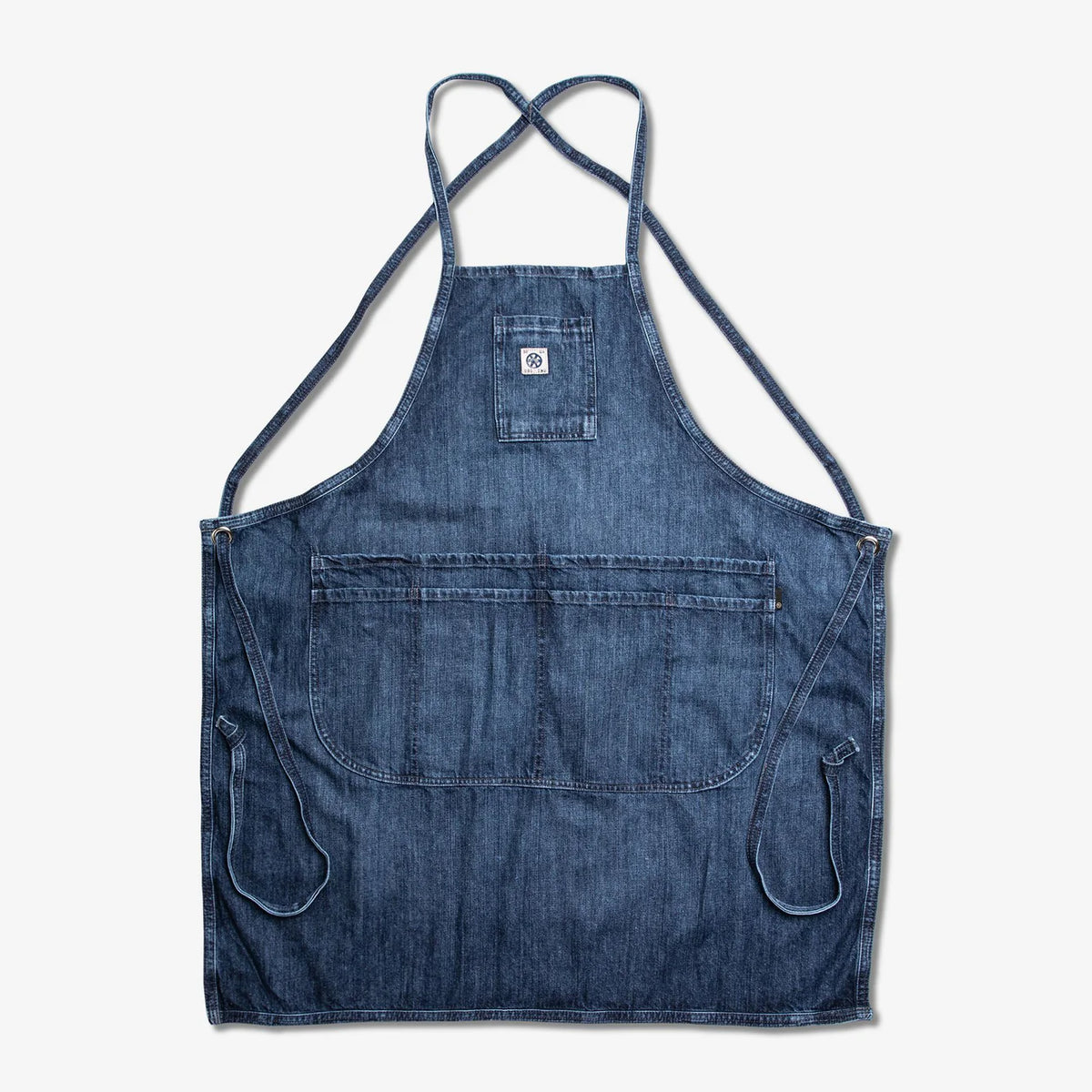 Classic Denim Apron in Medium Vintage– Forager